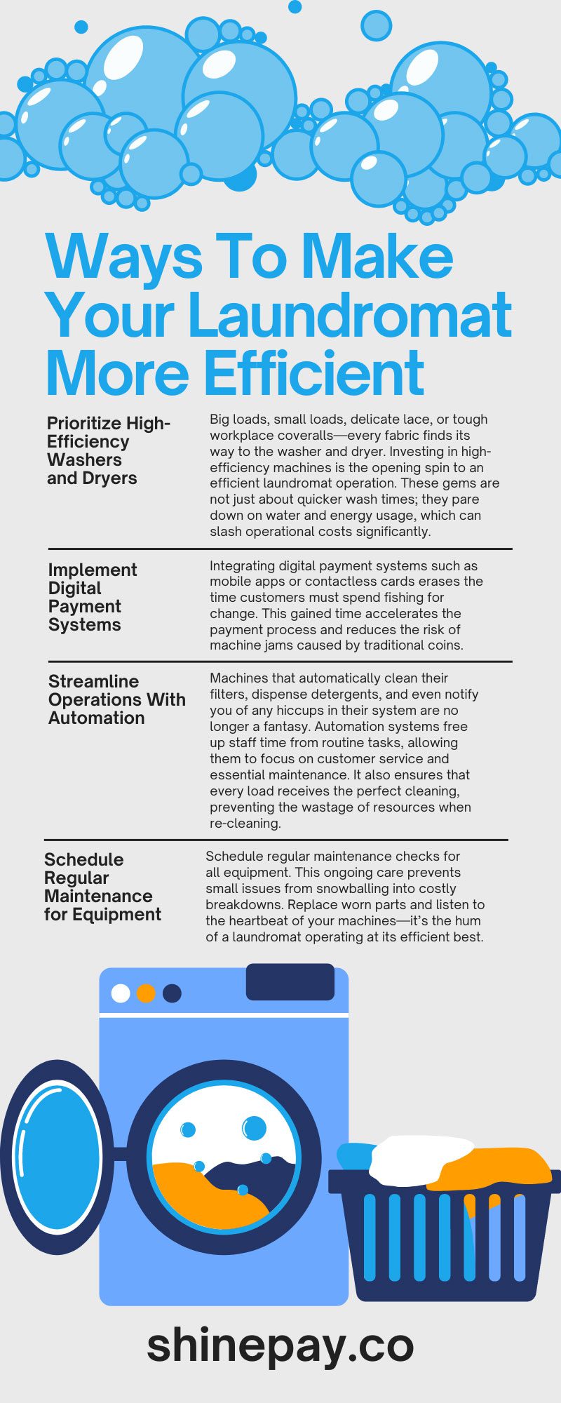 7 Ways To Make Your Laundromat More Efficient