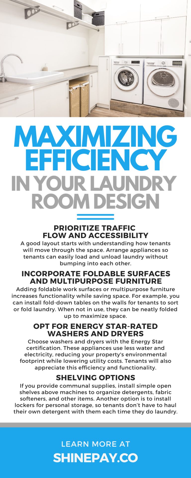 Maximizing Efficiency in Your Laundry Room Design